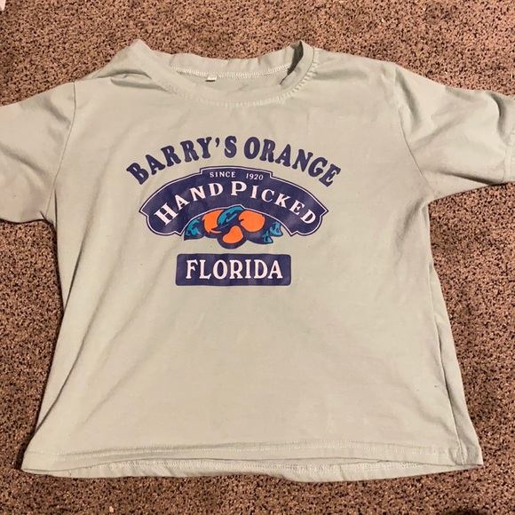 Tops | Barrys Orange Crop Top | Poshmark